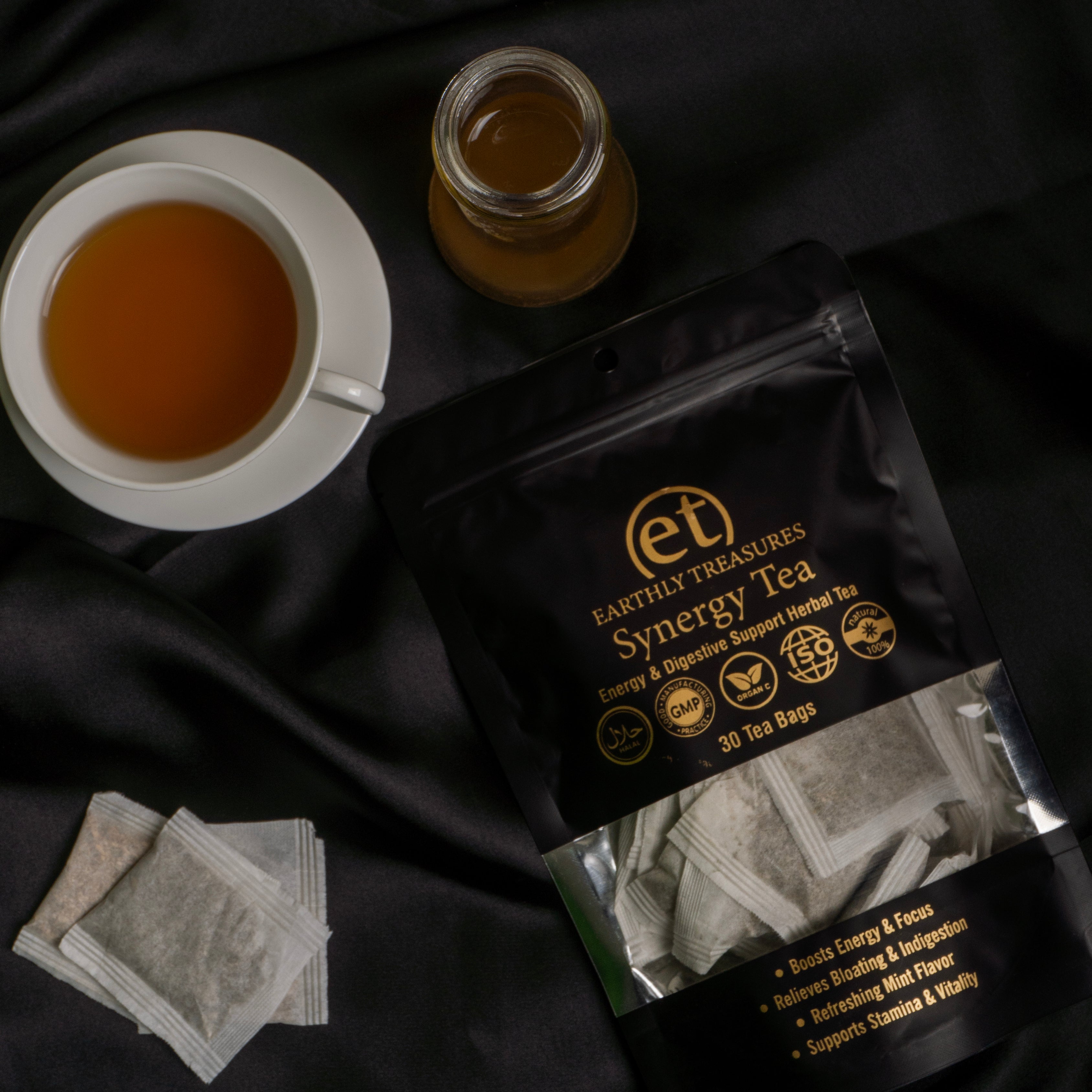 Synergy Tea | Panax Ginseng & Peppermint | Energy & Digestion – Earthly ...